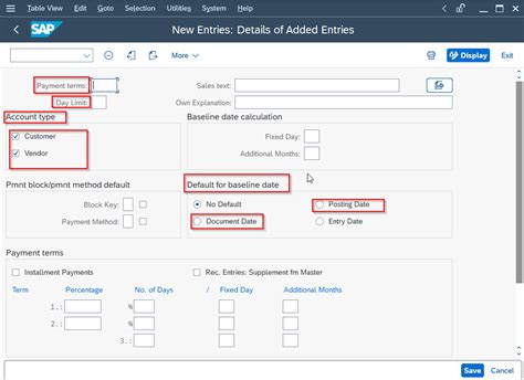 Steps To Configuring Terms Of Payment In Sap