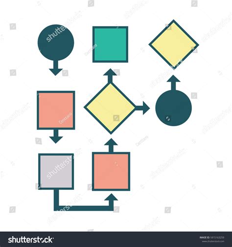 Workflow Bpm Terminology Icon Vector Stock Vector Royalty Free 1815163259