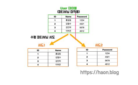 데이터베이스 분산 스토리지를 위한 파티셔닝과 샤딩