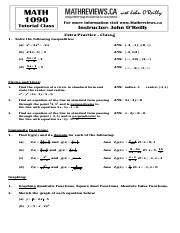 Math 1090 Final Exam Reviews Class 6 Winter 2023 2 Pdf Extra Practice