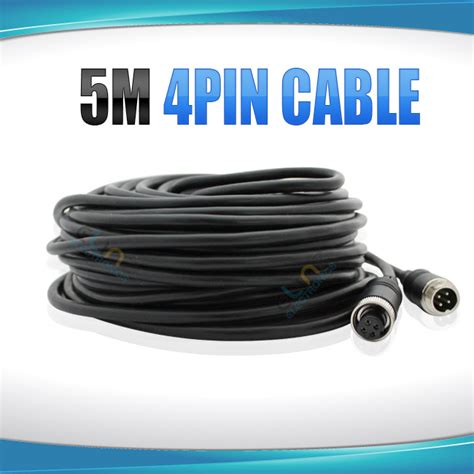 Advanced 5M 4 PIN Cable For CCD Reversing Camera Power Connector Elinz EBay