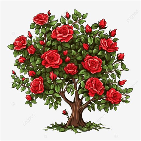 장미 덤불 그림 장미 수채화 미술 Png 일러스트 및 이미지 에 대한 무료 다운로드 Pngtree