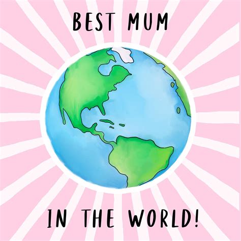 Best Mum Confetti Exploding Greetings Card Boomf