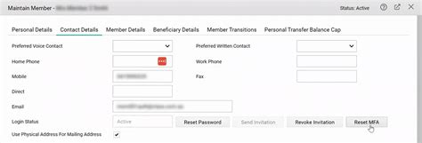 Resetting Multi Factor Authentication Class Support