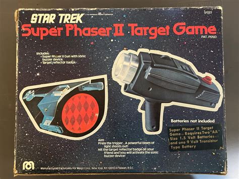 Vintage 1976 Star Trek Super Phaser II Target Game By Mego Complete