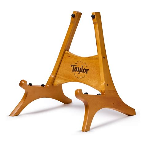 Taylor Guitar Stand Wooden Light Natural Mahogany Finish 1411