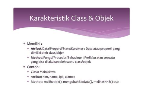 Pemrograman Berbasis Objek Ppt