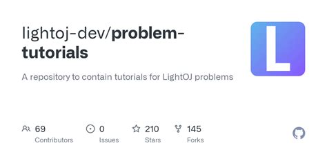 GitHub Lightoj Dev Problem Tutorials A Repository To Contain Tutorials For LightOJ Problems