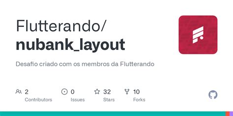 GitHub Flutterando Nubank Layout Desafio Criado Os Membros Da