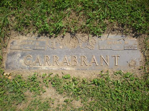 Robert Francis Garrabrant 1916 1991 Homenaje De Find A Grave