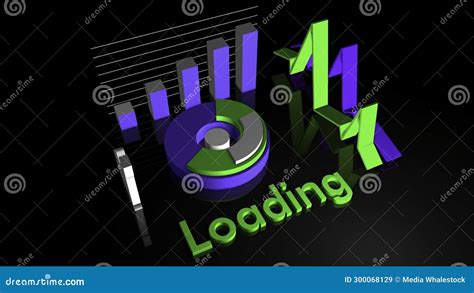 3d Diagram Of Lines And Circles Motion Animation With 3d Scheme To