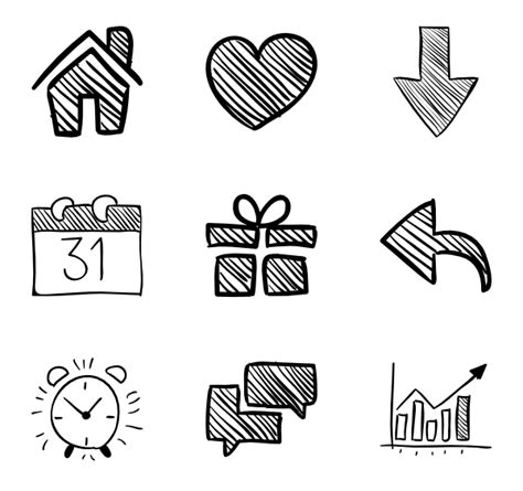 Line Art White Text Font Line Design Black And White Illustration Style