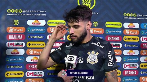 Vídeo Eleito Craque Do Jogo Yuri Alberto Fala Sobre Empate