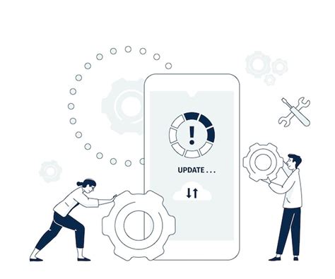 Premium Vector Mobile Software App Upgrade Global Smartphone System