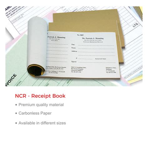 Ncr Receipt Book Victory Printing Press Llc Sharjah Dubai Uae