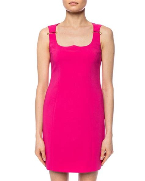 Versace Safety Pin Strappy Dress In Pink Save 50 Lyst