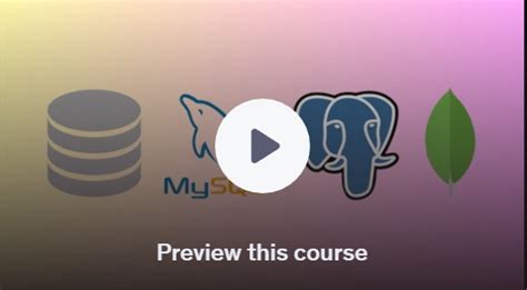 Complete Database Course Sql Mysql Postgresql And Mongodb Udemy Free
