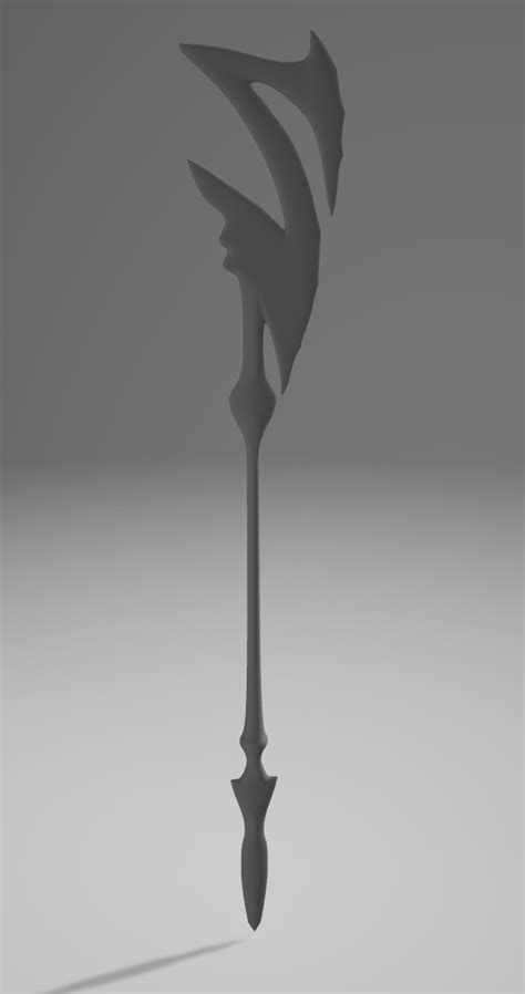 🔫 Power Rangers Master Zed Lord Zed Real Size Staff・ Stl File For 3d