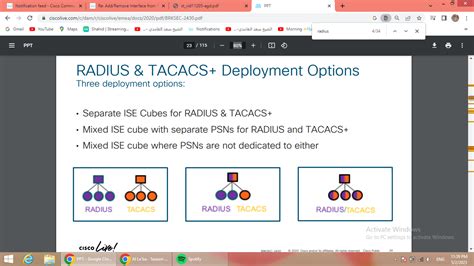 Radiustacacs In Functionality Cisco Community
