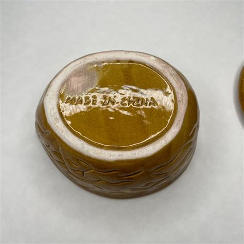 Ceramic Squirrel On Acorn Candy Dish With Lid 2 Pieces Chairish