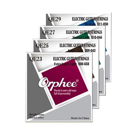 Orphee Electric Guitar String Nickel Alloy Plated Qe23 Qe25 Qe27 Qe29