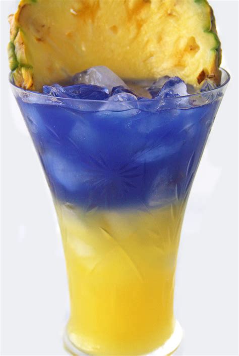 Solar Eclipse Blue Pineapple Cocktail