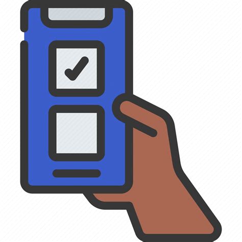 Mobile Voting Hand Vote Online Icon Download On Iconfinder