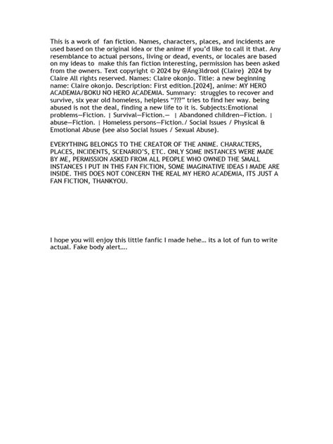 A New Beggining Pdf