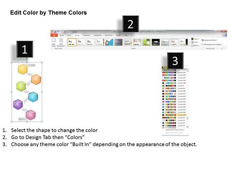 1013 Busines Ppt Diagram Alignment Of 6 Business Steps Powerpoint Template PowerPoint Design