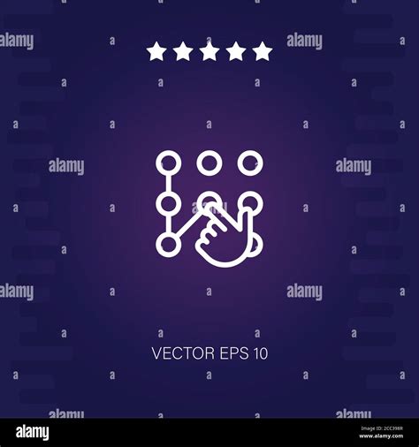 Keypad Vector Icon Modern Illustration Stock Vector Image And Art Alamy