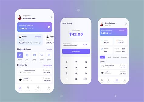 International Money Transfer Mobile App Ui Design Behance