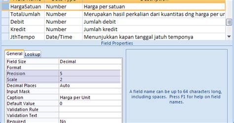 Mengenal Field Size Decimal Pada Tipe Data Number Di Ms Access Access Terapan