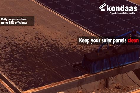 Clean Your Solar Panels Kondaas Automation