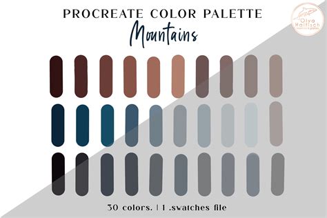 Procreate Color Palette Bundle 20 In 1 Color Swatches By Olya Haifisch