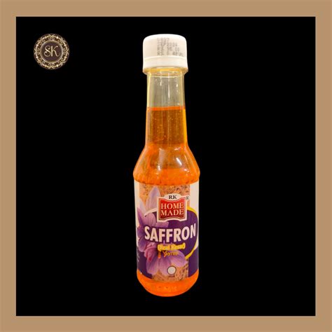 Home Made Saffron Real Kesar Syrup Rk Home Made Natural Syrup 20