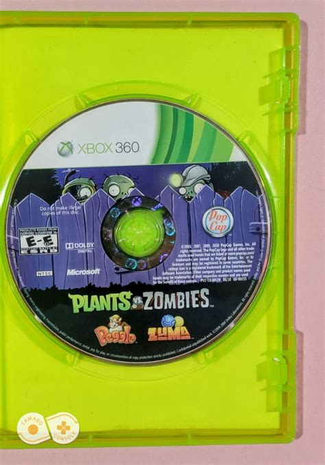 Plants Vs Zombies Xbox 360 Game Ntsc English Language Video