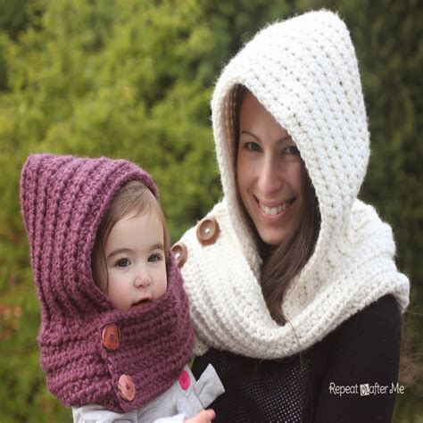 Hooded Crochet Cowl FREE Crochet Pattern