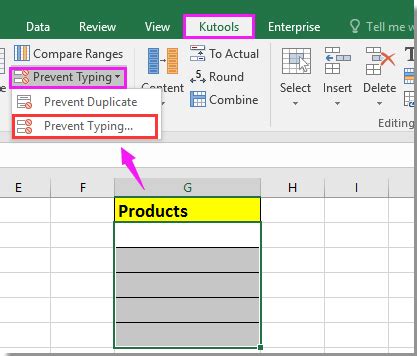 How To Only Allow Certain Values Input Or Enter In Excel