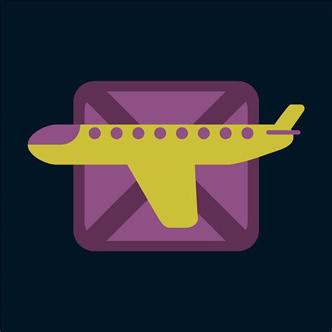 공항 비행기 비행 벡터에 대 한 평면 디자인 아이콘 Ai Eps Uidownload