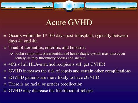 Ppt Acute Graft Versus Host Disease Agvhd Powerpoint Presentation