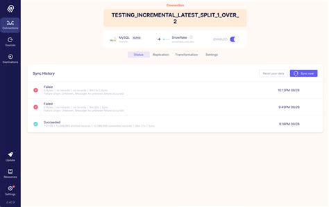 Mysql To Snowflake Incremental Loading Fails Connector Questions And Issues Airbyte