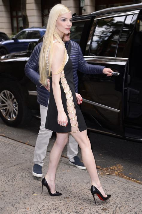 Anya Taylor Joy Arriving To The Kelly And Michael Talk Show In New York