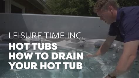 Hot Tubs How To Drain Your Hot Tub YouTube