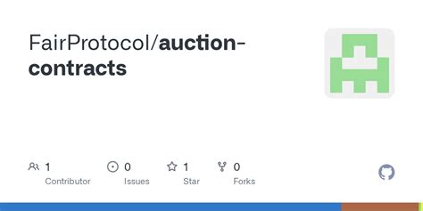 Github Fairprotocolauction Contracts