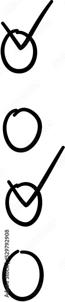 Round Cell Checklist Stock Vector Adobe Stock