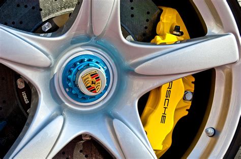 2005 Porsche Carrera Gt Wheel Emblem 3135c Photograph By Jill Reger