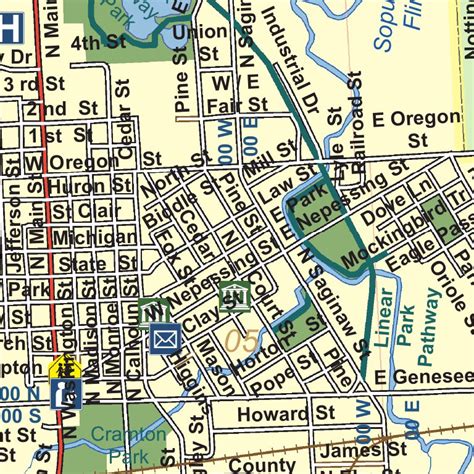 City Of Lapeer Lapeer County Mi Map By Donald Dale Milne Avenza Maps
