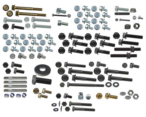 Master Engine Fastener Kit 1972 73 Ford Torino And Mustang With 351c 2v