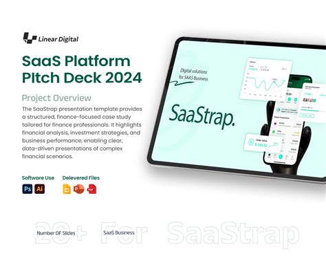 SaaS Business Pitch Deck Presentation Design Behance