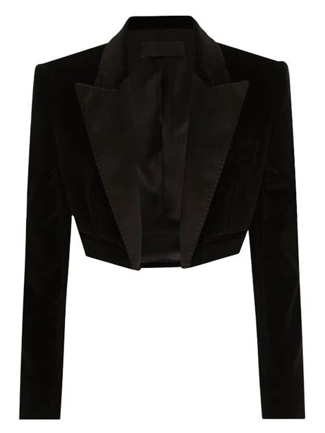 Netflix Tudum Sofia Carson Cropped Velvet Blazer Jacket Hub